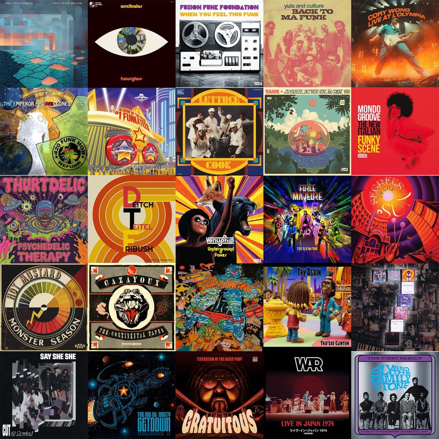 20 Best Funk Albums of 2025 | Funkatopia